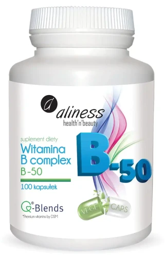 Witamina B complex B-50, 100 kapsułek, Aliness. Dobra Cena - sklep ...