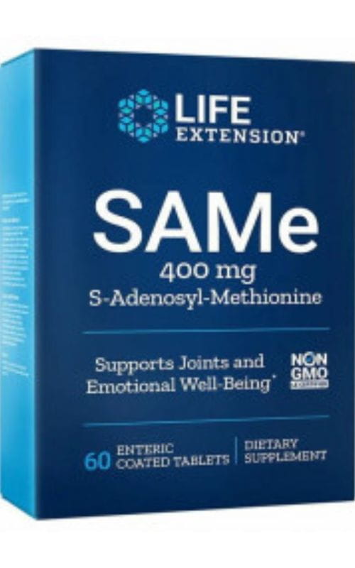 SAMe S-Adenosyl-Methionine 60 tabletek Life Extension - Skład | Cena ...