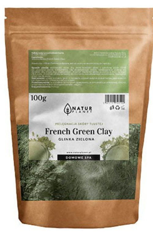 Glinka oryginalna francuska - zielona 100g NATUR PLANET - Skład | Cena ...