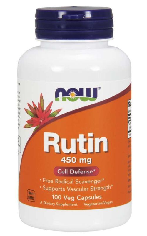 NOW Foods Rutyna 450 mg 100 kapsułek - Skład | Cena | Opinie - Sklep Życia