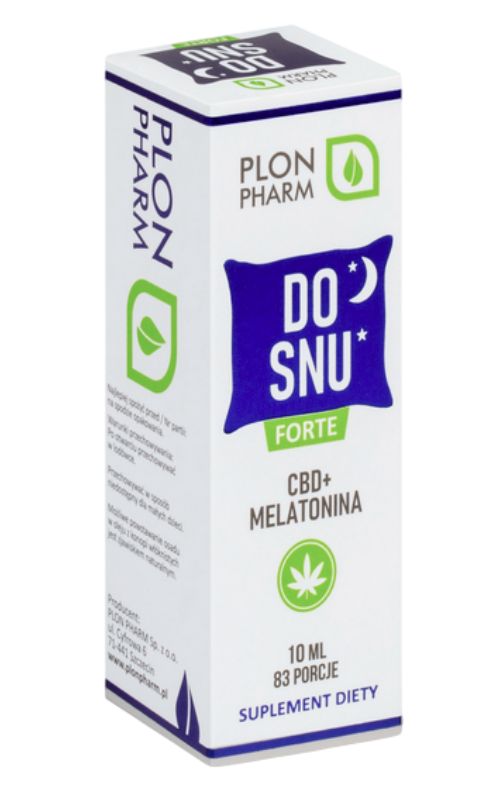Do snu forte CBD+Melatonina 10ml PLON PHARM - Skład | Cena | Opinie ...