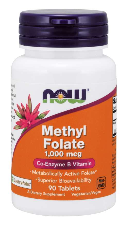 NOW Foods Methyl Folate 1000 mcg - 90 tabletek - Skład | Cena | Opinie ...