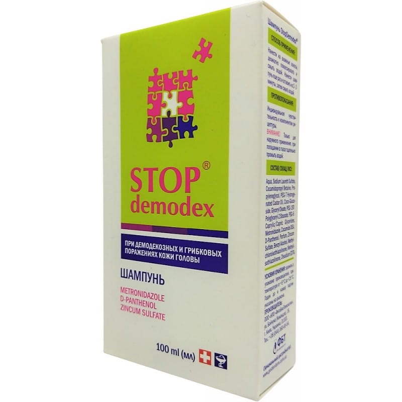 STOP DEMODEX Szampon do Włosów 100ml - Skład | Cena | Opinie - Sklep Życia